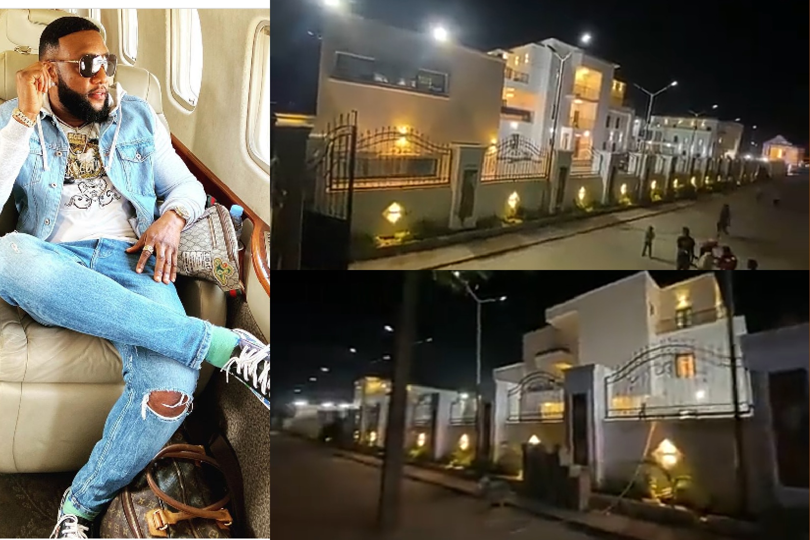 Kcee shares videos of his newly built mansion in Anambra State