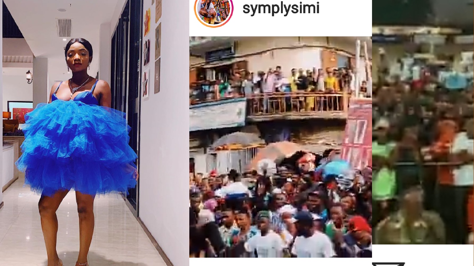 Pregnant Simi and her growing ‘baby bump’ shut down Sierra Leone (video)