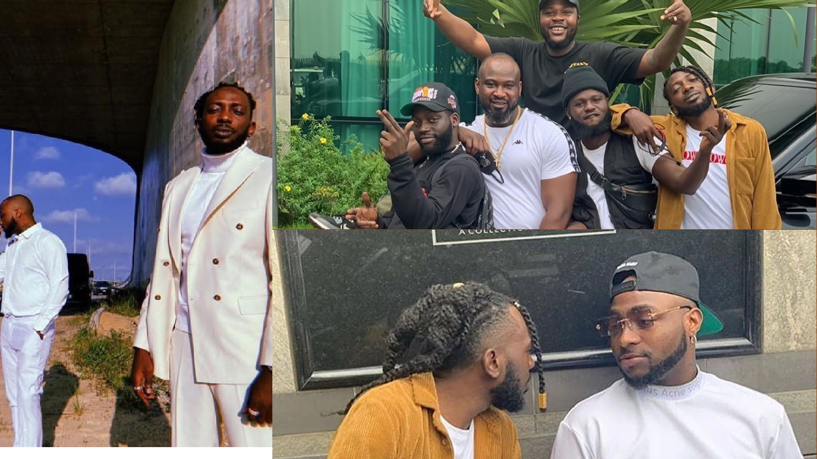 Davido signs May D into his record label, DMW (Photos)
