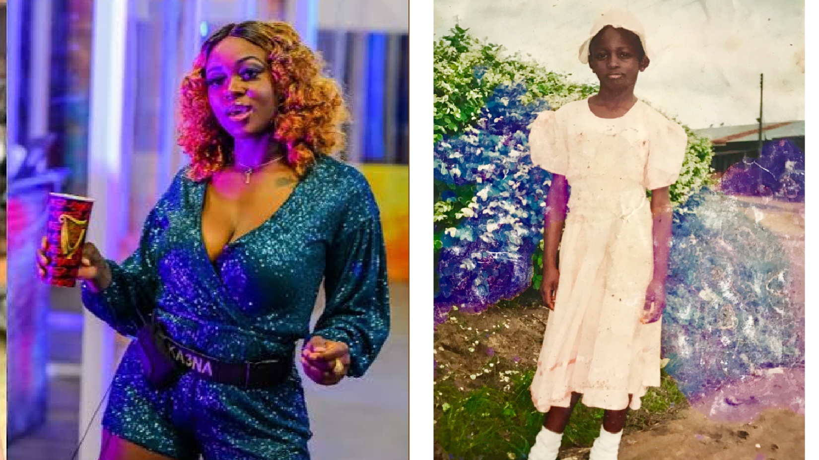 BBNaija Ka3na shares an Epic childhood photo