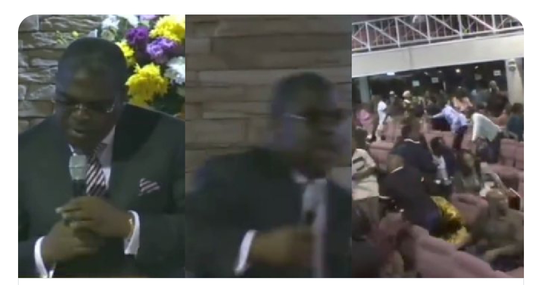 Church members take to their heels as pastor suddenly runs away while ...